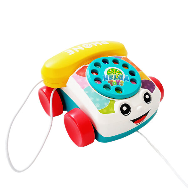 Jucarie Telefon cu disc si de tras - helgatoys.ro