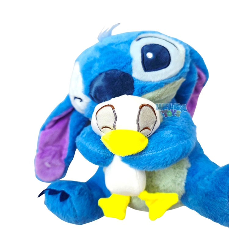 Jucarie Plus Stitch cu Ratusca – 25 cm - helgatoys.ro